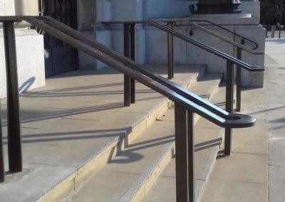 Bespoke Heritage Entrance Handrails, Unilever House
