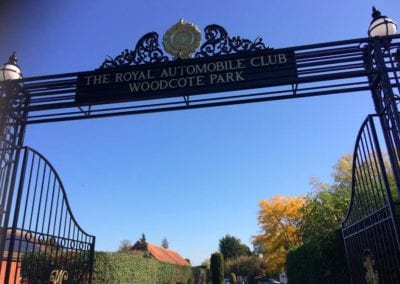 Re-painting of the Entrance at The RAC Club, Woodcote Park, Epsom, Surrey