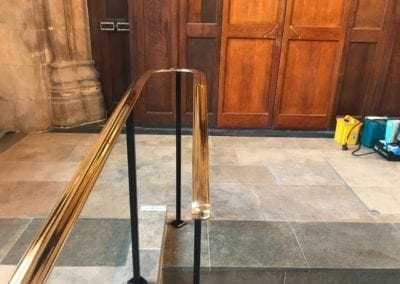 Brass Handrails for the Grade II listed St Mary Magdalene Church ...
