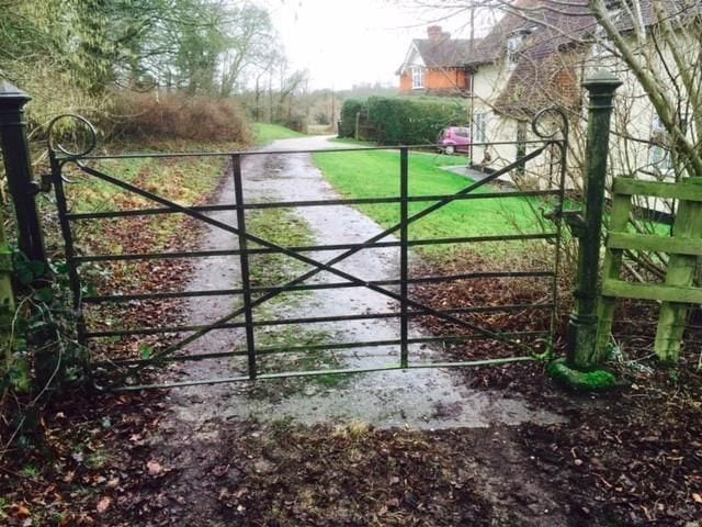 New Gate & Railings, Chelsworth, Suffolk