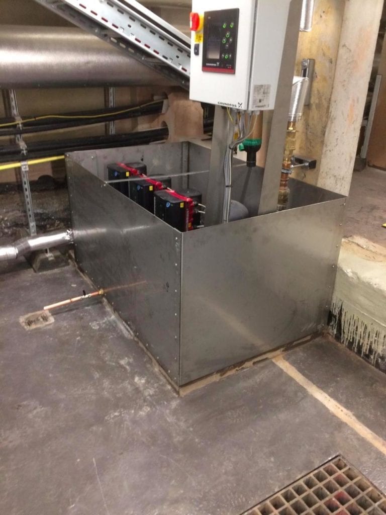 Pump Room Tank for historic London building