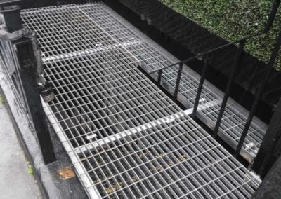 Grating for Staircase Stairwell, London W1.