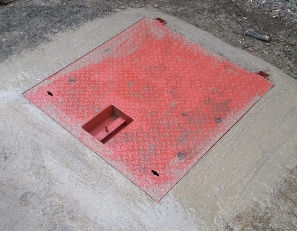 Hinged Manhole Cover and Frame, Kidbrooke, London SE3