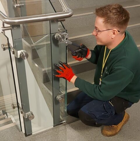 Minor Repairs to Stainless Steel Handrails, Hertford Regional College, Ware