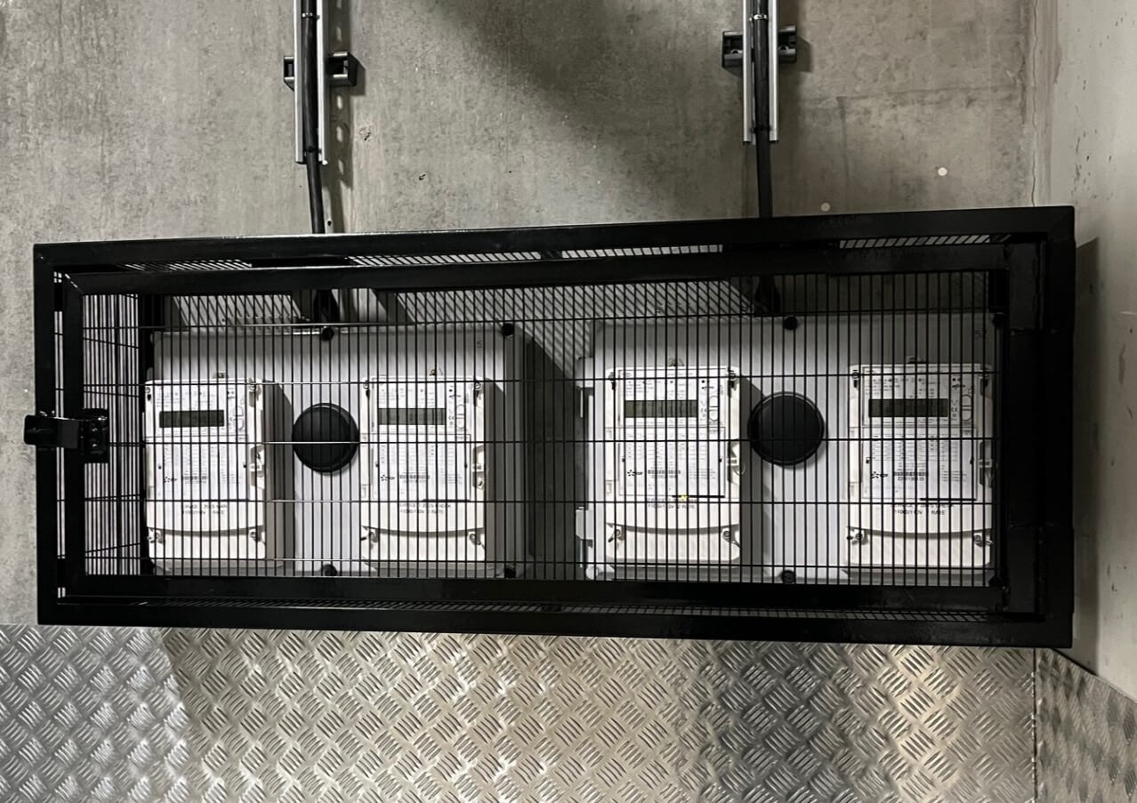 Control Panel Cage, Turing Building, Stratford